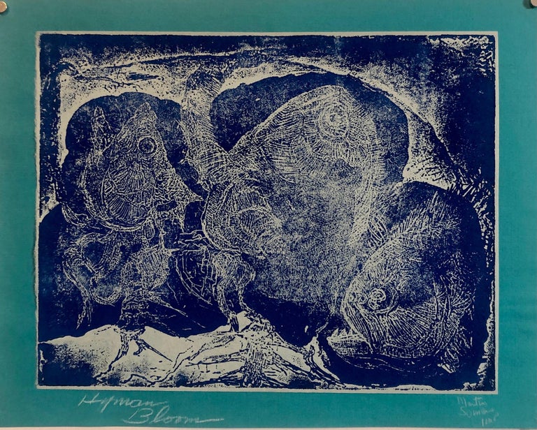 Hyman Bloom - Boston Abstract Expressionist Hyman Bloom Monoprint ...