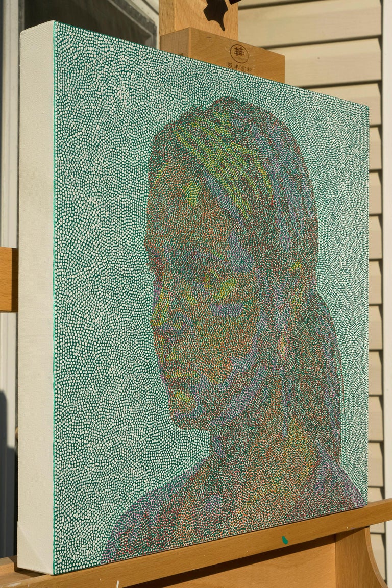 Hyoungseok Kim - Portrait - Linsay, Original Painting For Sale at 1stDibs