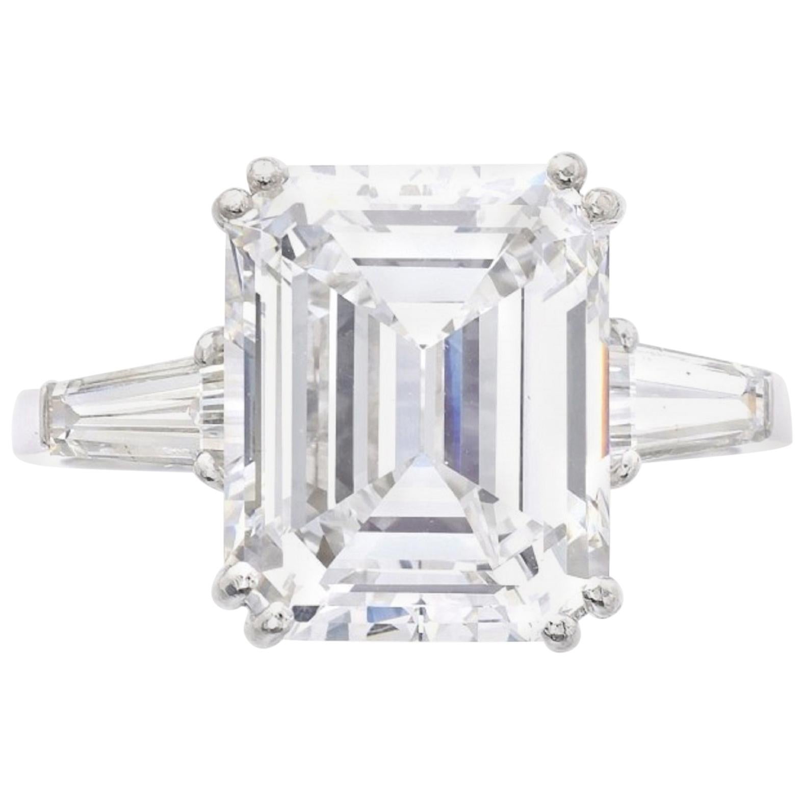 2 Carat Emerald Cut Engagement Rings