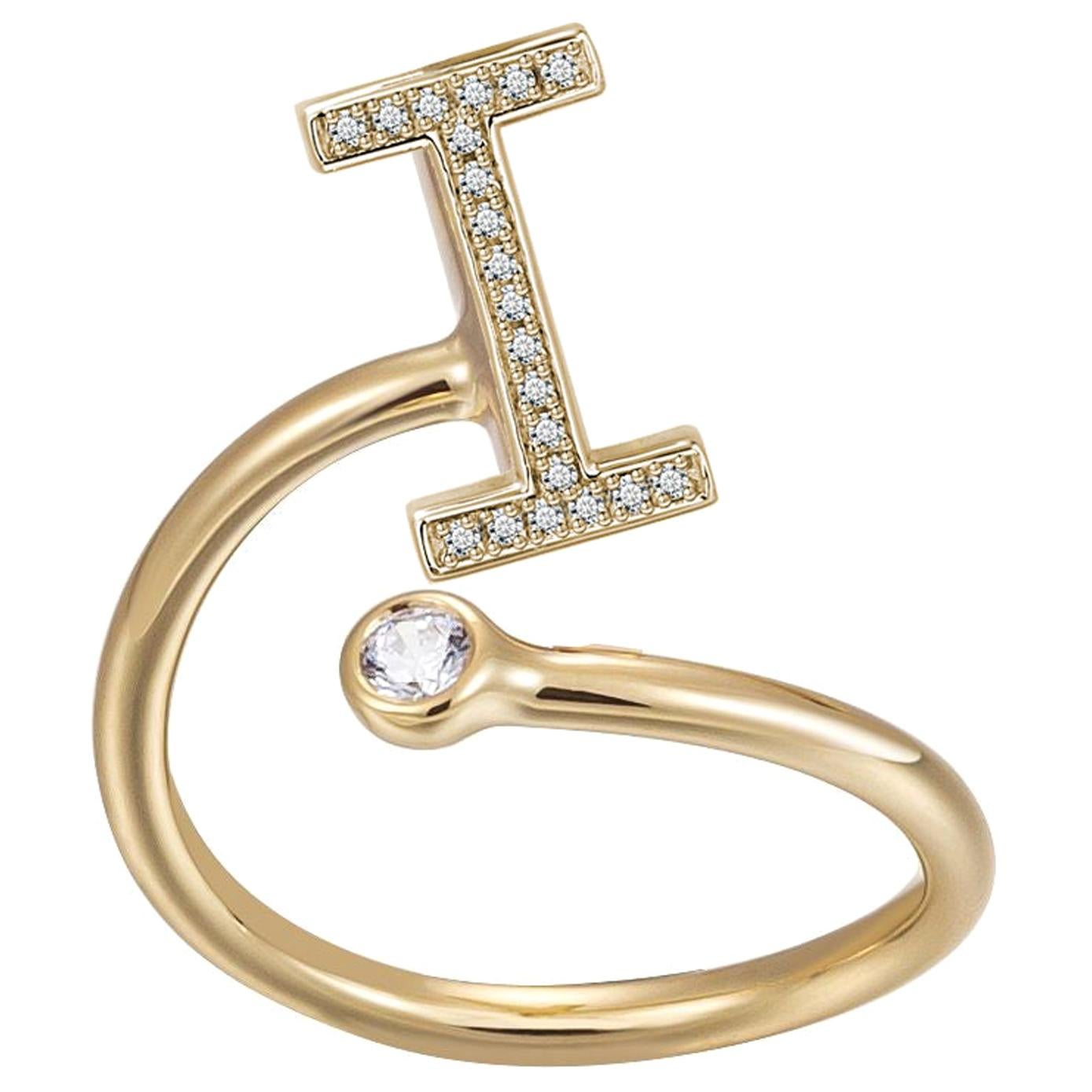 Initial L Ring - 57 For Sale on 1stDibs
