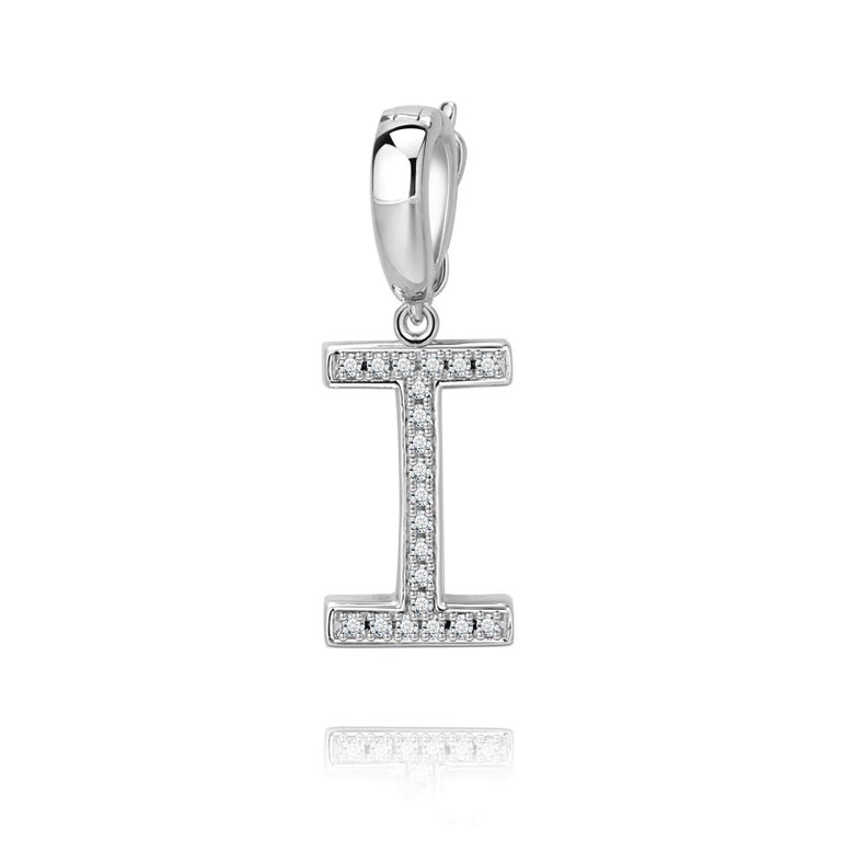 I Initial Pendant/Charm For Sale at 1stDibs