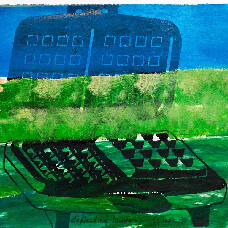 Iain Baxter - Iain Baxter& "Deflecting Landscape" Conceptual Monoprint ...