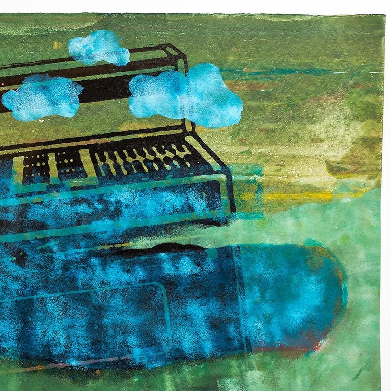 Iain Baxter - Iain Baxter& "Dislodging Landscape" Conceptual Monoprint ...