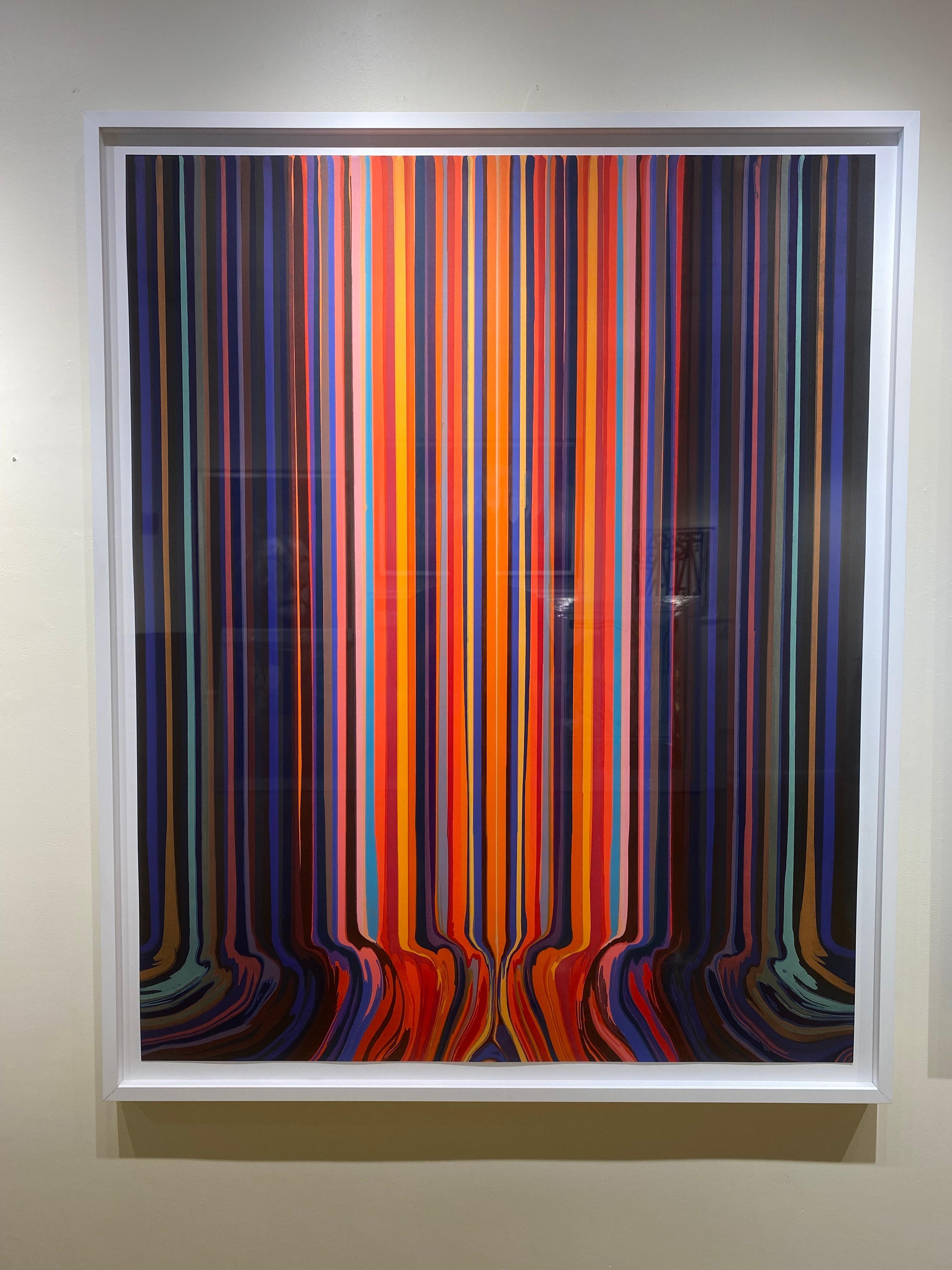 Ian Davenport - Mirrored red and Black For Sale at 1stDibs | ian ...