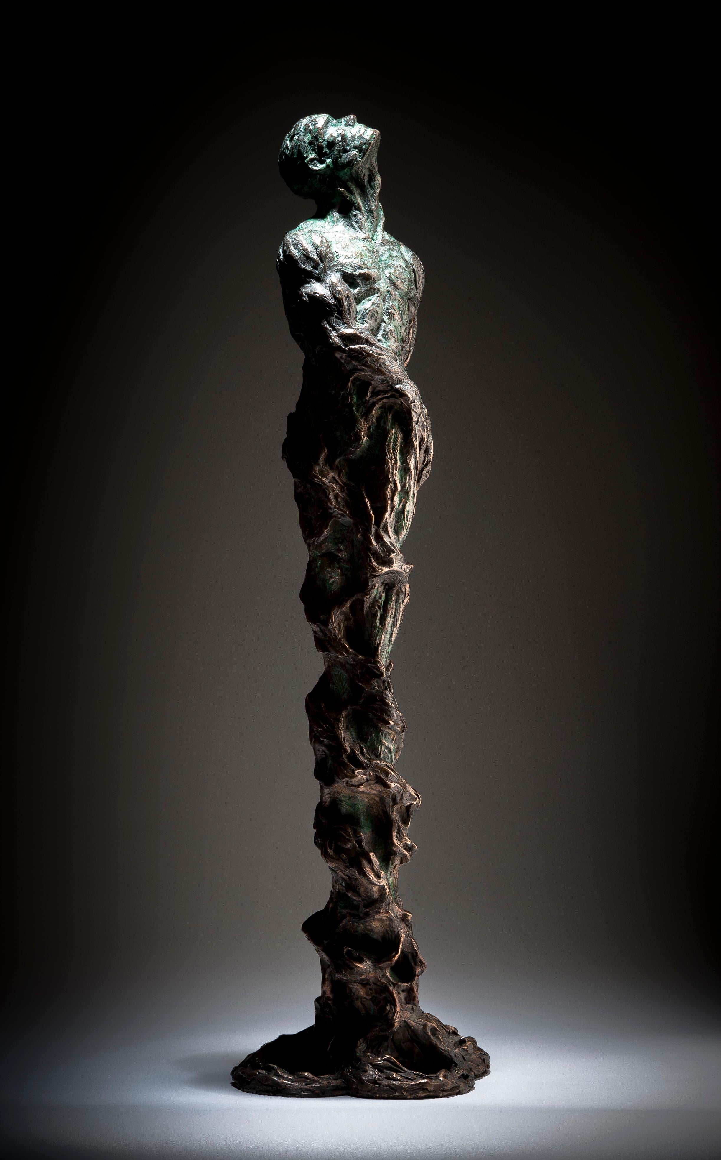 Ian Edwards - Rebirth - powerful strong human figure form standing ...