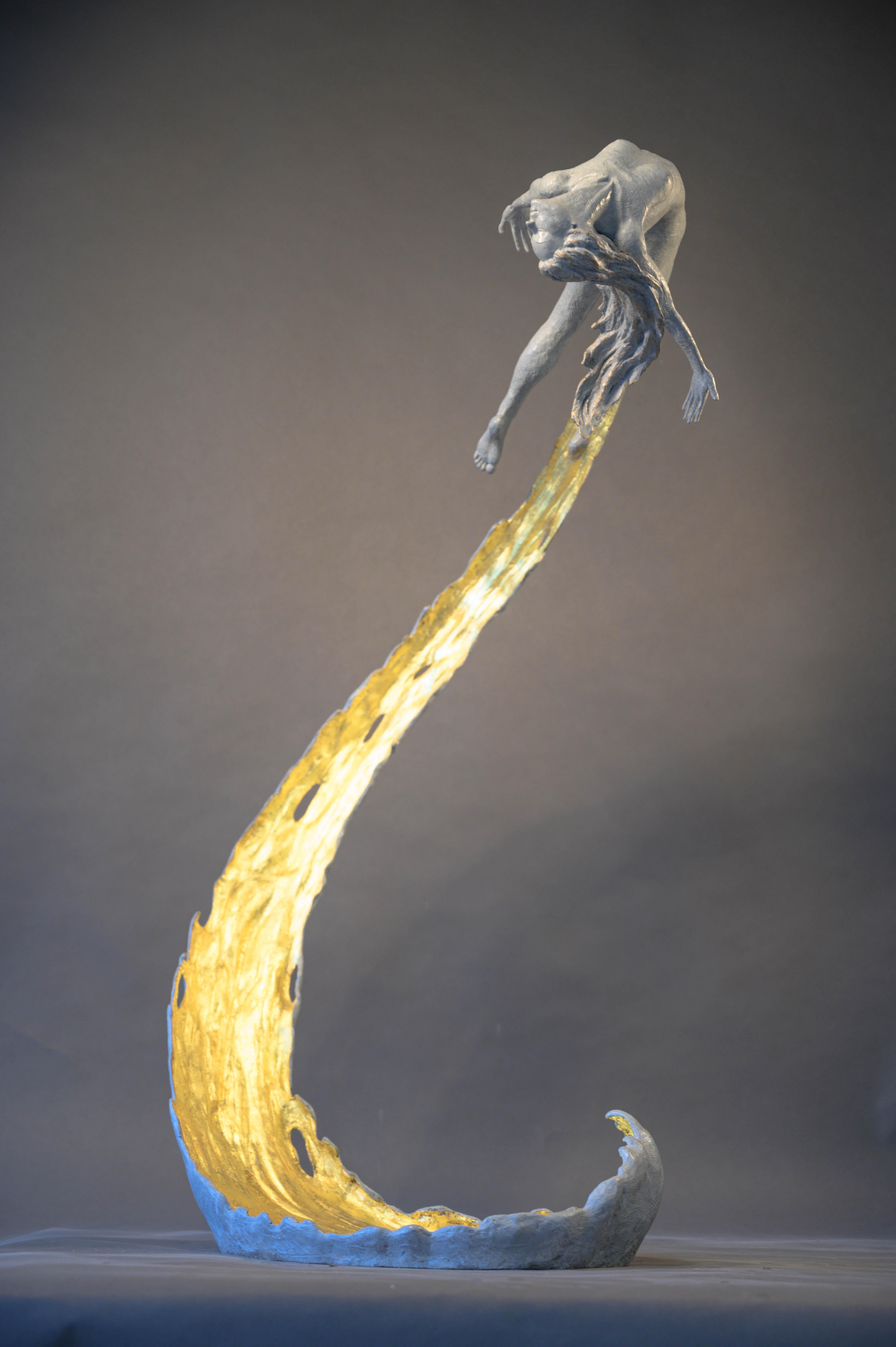 Ian Edwards - Born of Fire tabletop Figurative bronze sculpture at 1stDibs