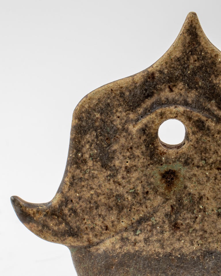 Ian Godfrey Stoneware Pilgrim Flask For Sale at 1stDibs