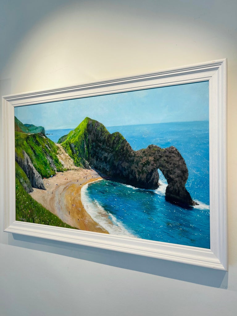 Ian Hargreaves - Durdle Door - original Dorset Holiday landscape ...