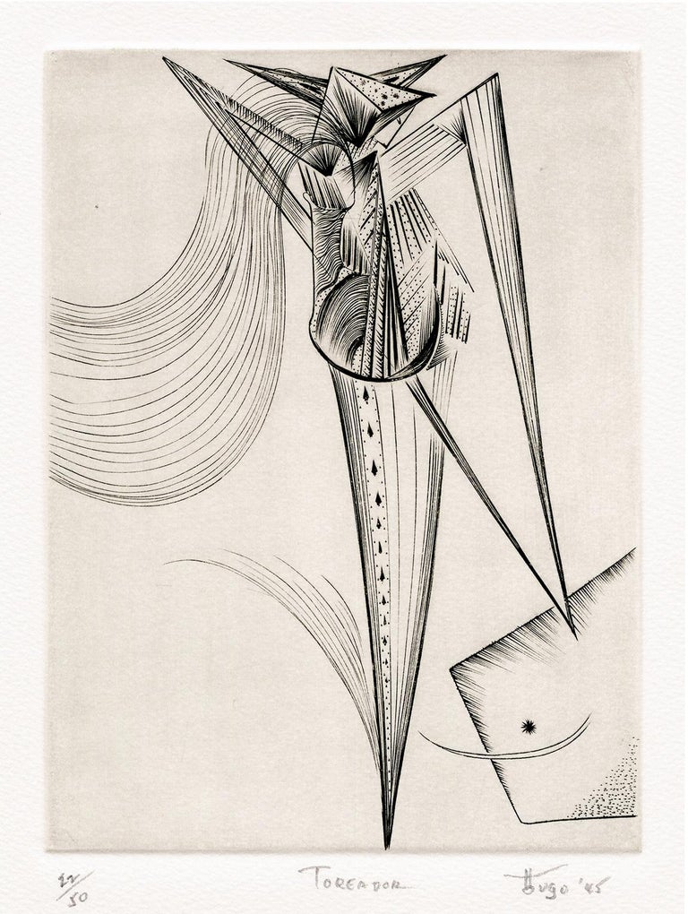 Ian Hugo - 'Toreador' – Mid-Century Surrealism, Atelier 17 For Sale at ...