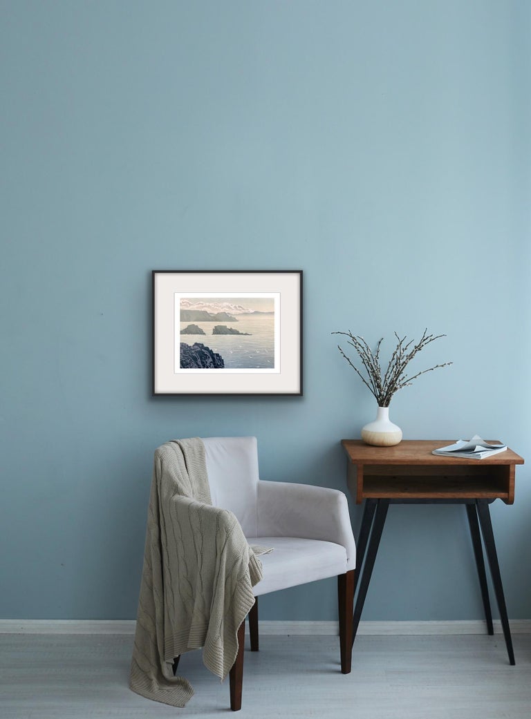 Ian Phillips - Hazy Day, Ian Phillips, limited edition print, linocut ...