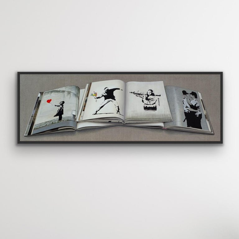 Ian Robinson - Banksy Books: Photorealistic Oil Painting of Banksy ...