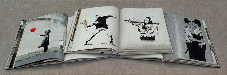 Ian Robinson - Banksy Books: Photorealistic Oil Painting of Banksy ...