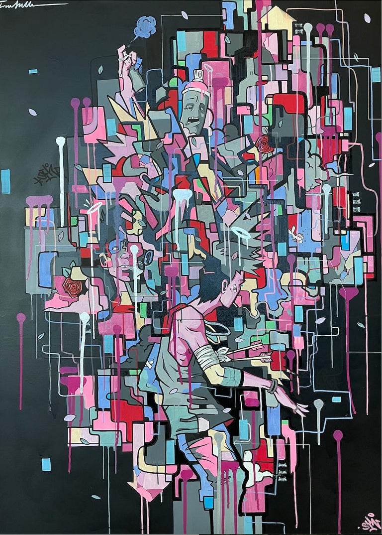 Ian Sullivan - NOSTALGIA - Large figurative street art painting on ...