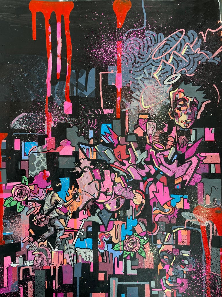 Graffiti Artwork On Paper