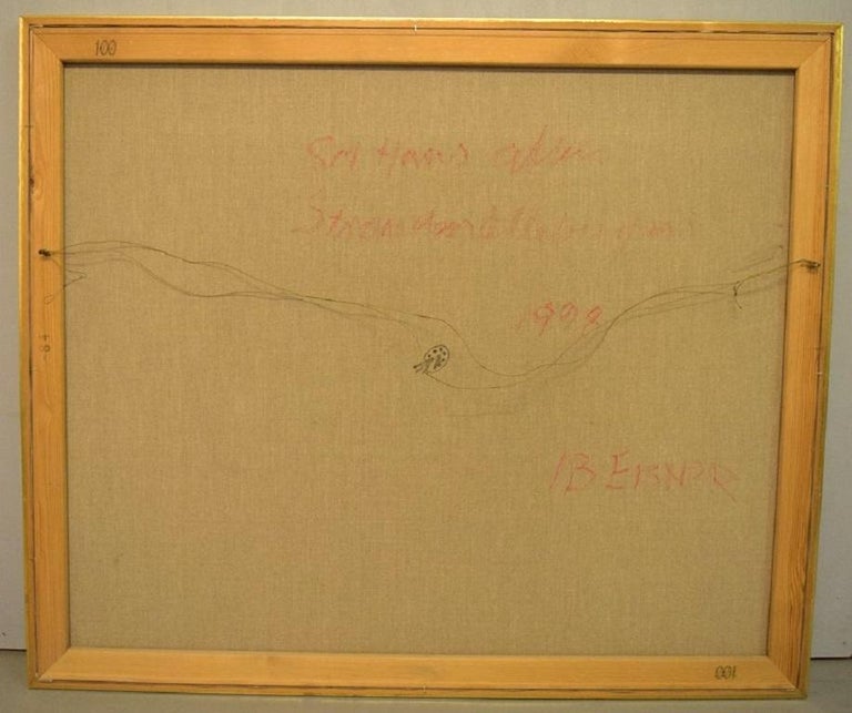 Ib Eisner '1925-2003', Oil on Canvas, "Sankt Hans / Saint Johns Eve ...