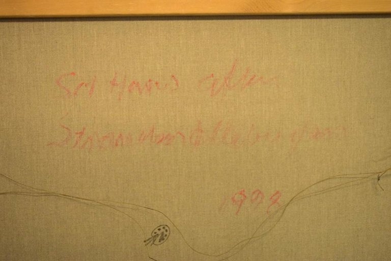 Ib Eisner '1925-2003', Oil on Canvas, "Sankt Hans / Saint Johns Eve ...