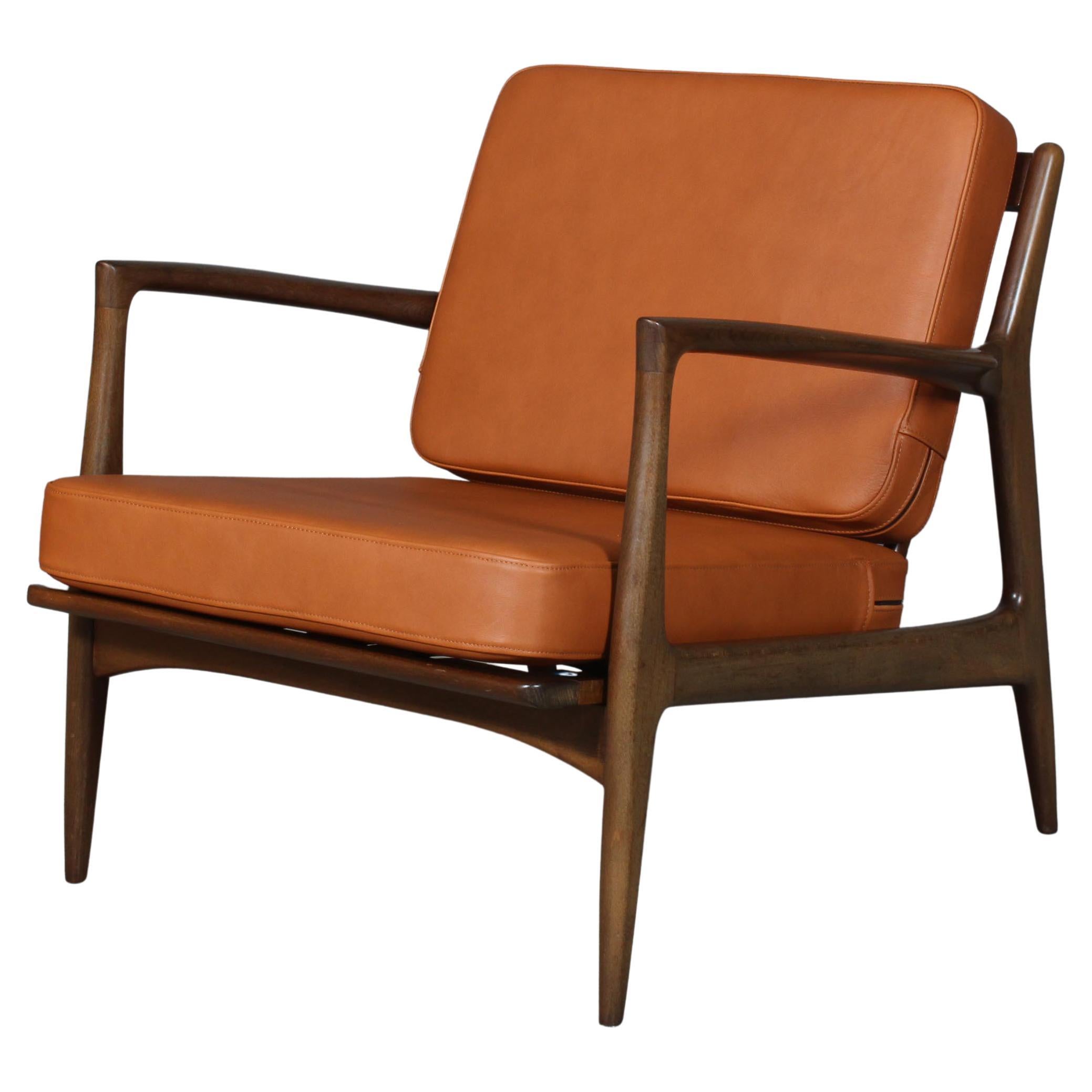 Pair Ib Kofod-Larsen Lounge Chairs at 1stDibs