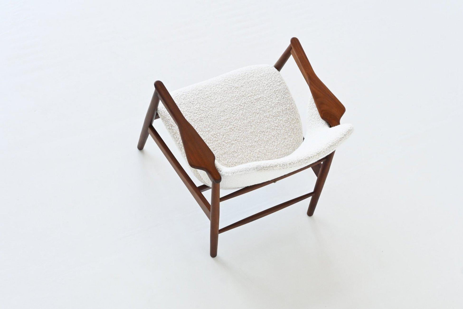 Chaise longue IB Kofod-Larsen en teck Christensen and Larsen Danemark ...
