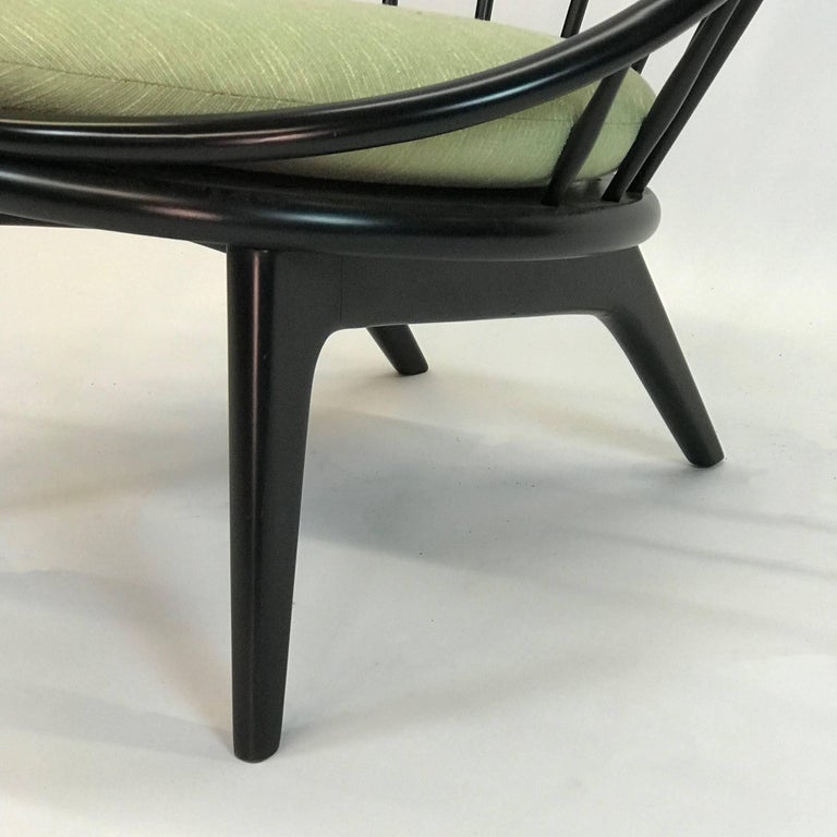 Ib Kofod-Larsen Spindle Back Peacock Hoop Lounge Chair at 1stDibs