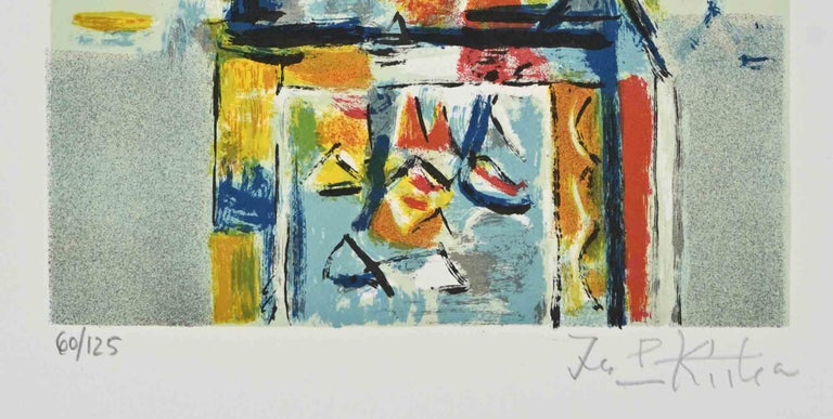 Ibrahim Kodra - Robot - Lithograph by Ibrahim Kodra - 1980s For Sale at ...