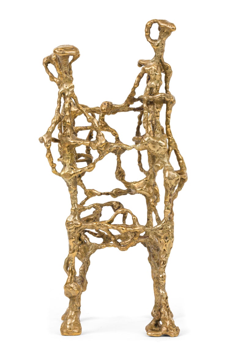 Ibram Lassaw Welded Bronze Abstract Sculpture "Capricorn", USA, 1952 ...
