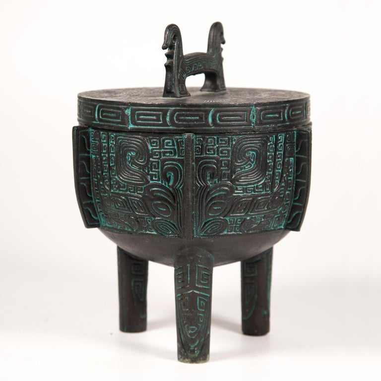 Ice Bucket and Water Pitcher in the Style of James Mont For Sale at 1stDibs