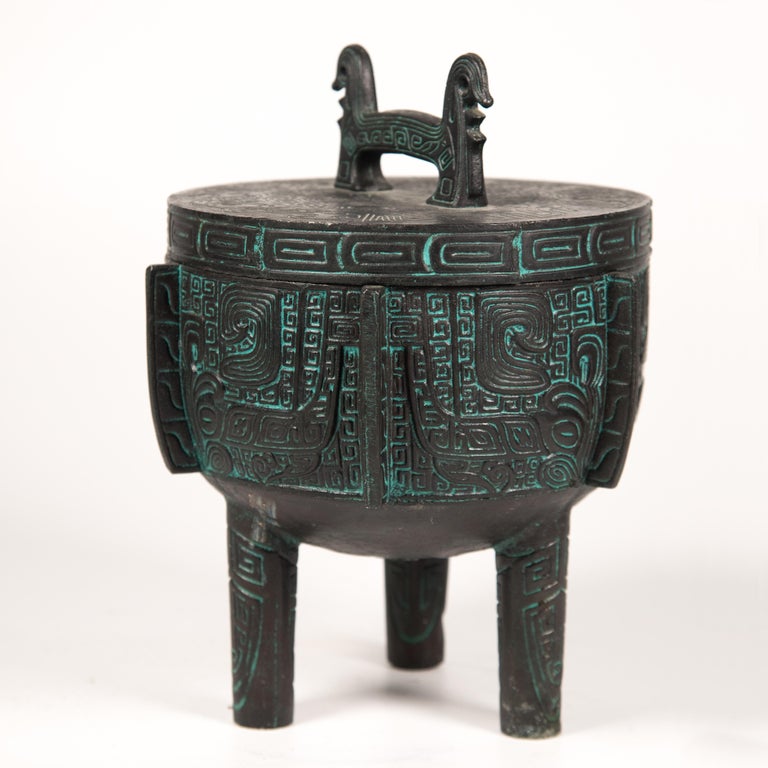 Ice Bucket and Water Pitcher in the Style of James Mont For Sale at 1stDibs