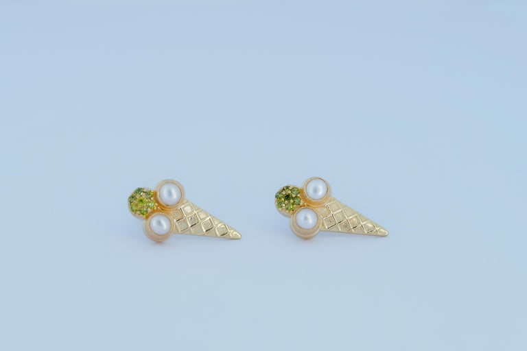 weird earrings studs