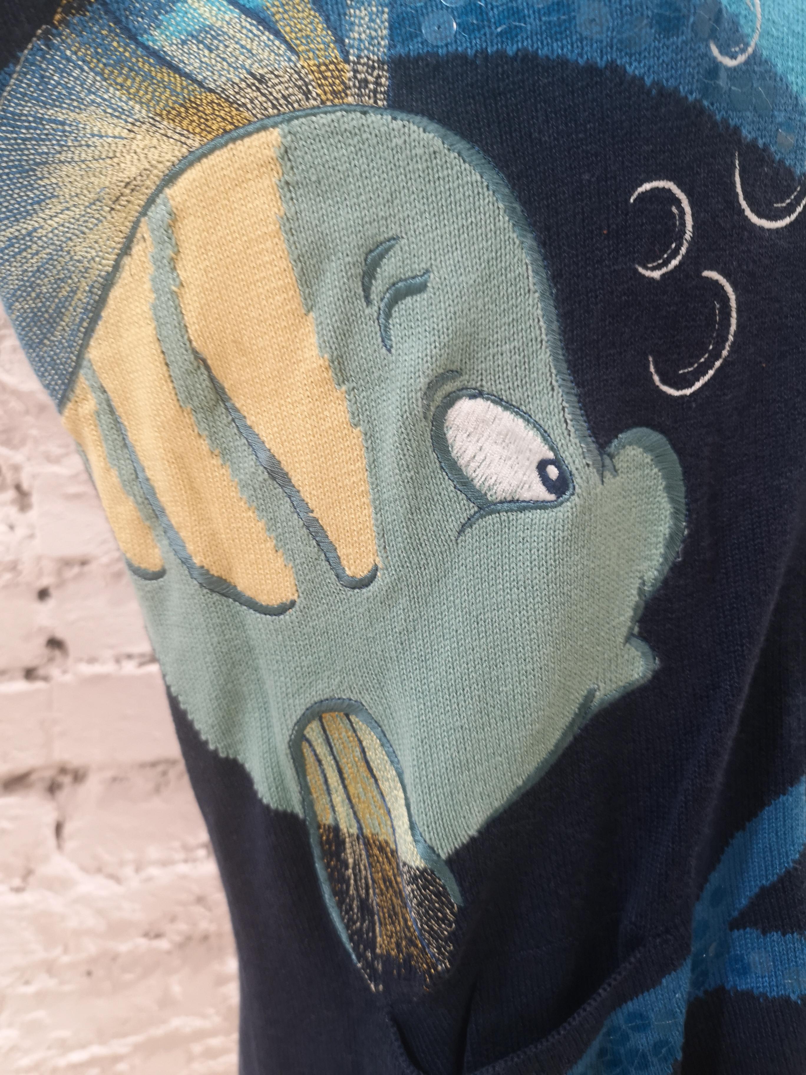 Iceberg blue fish sweater For Sale at 1stDibs | fish cardigan, fish ...