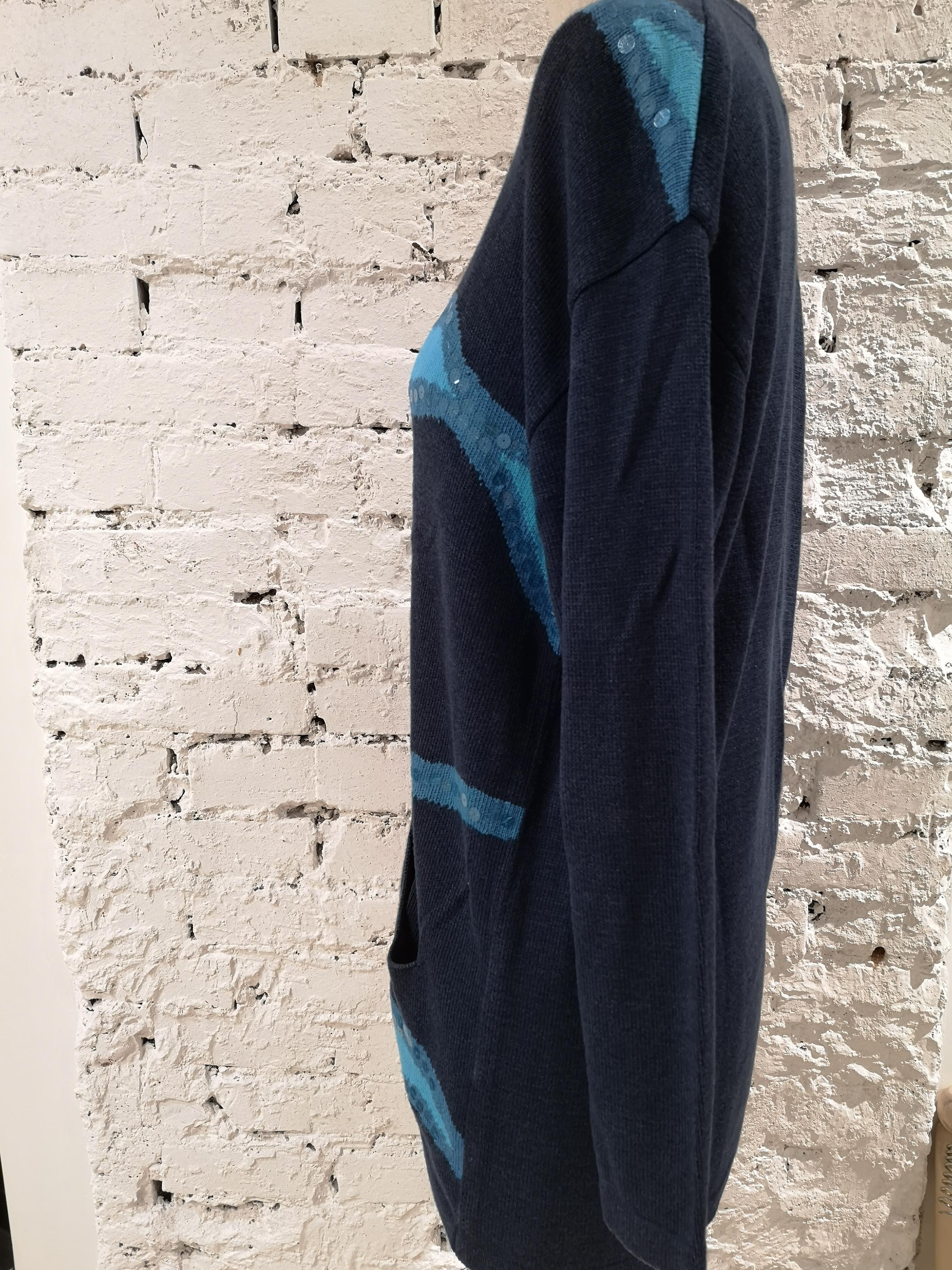 Iceberg blue fish sweater For Sale at 1stDibs | fish cardigan, fish ...