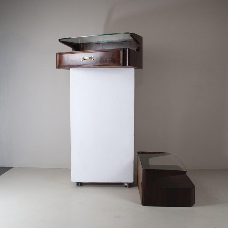 Ico Parisi in the Manner Set of Night Stands Late 50's For Sale at 1stDibs