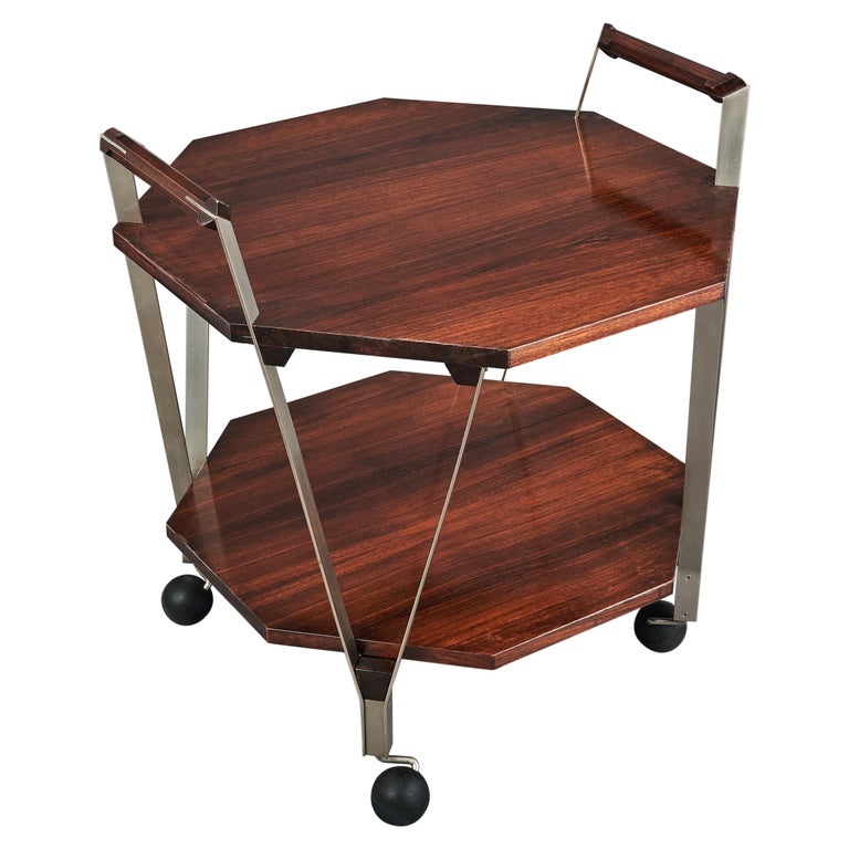 Ico Parisi Octagonal Rolling Cart, Italy, 1959 For Sale at 1stDibs ...
