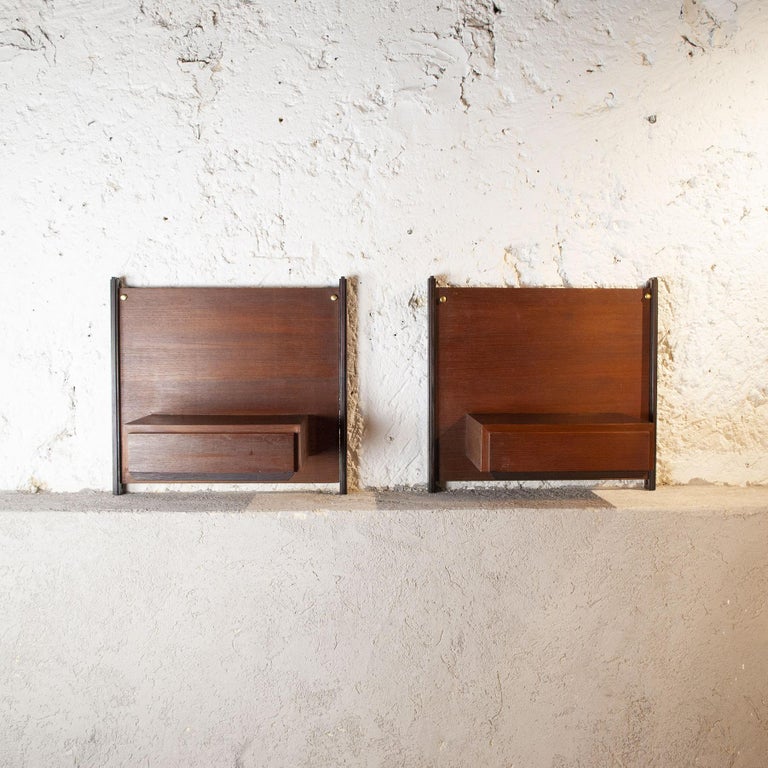 Ico Parisi Set of Two Night Stands Late Sixties For Sale at 1stDibs