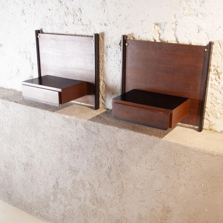Ico Parisi Set of Two Night Stands Late Sixties For Sale at 1stDibs