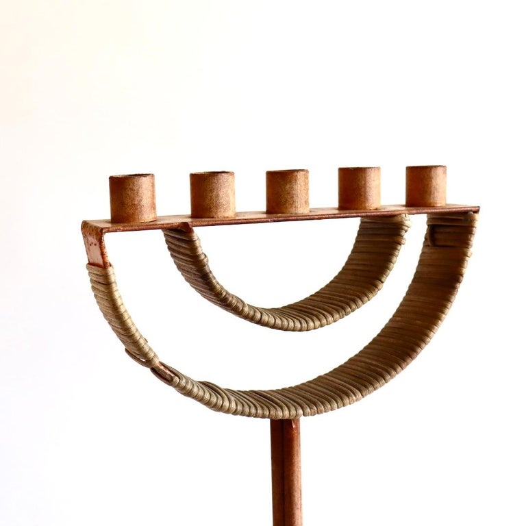 Iconic 1950s Arthur Umanoff Mid-Century Modern Five Arm Candleabra For ...