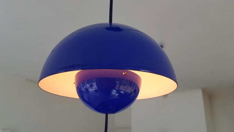 1970s Verner Panton Flower Pot Chandelier by Louis Poulsen For Sale at ...