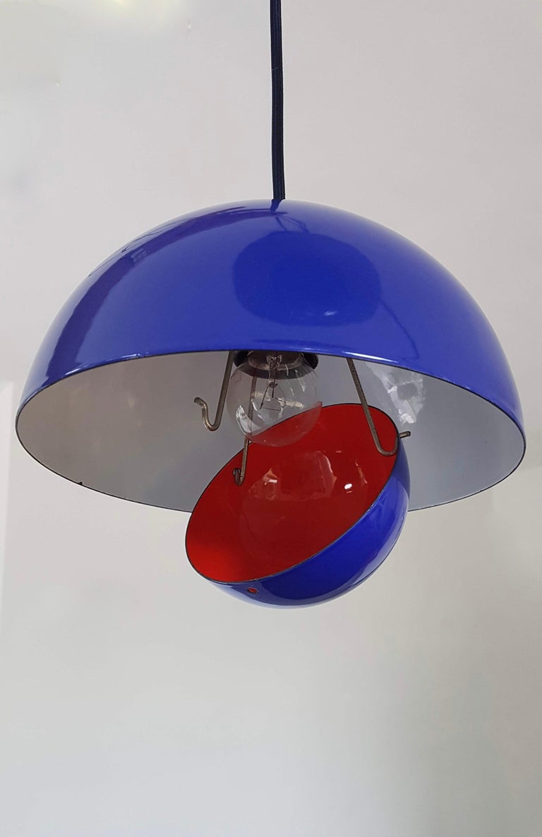 1970s Verner Panton Flower Pot Chandelier by Louis Poulsen For Sale at ...