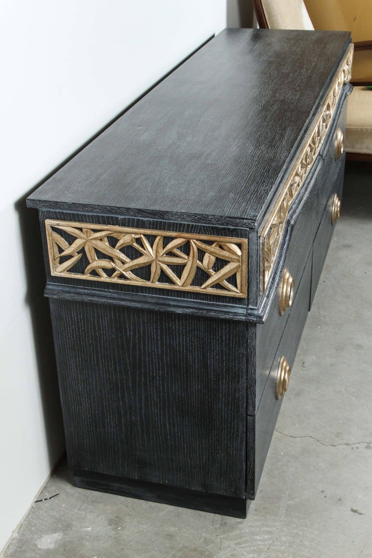 Iconic Bamboo Style Dresser by James Mont For Sale at 1stDibs