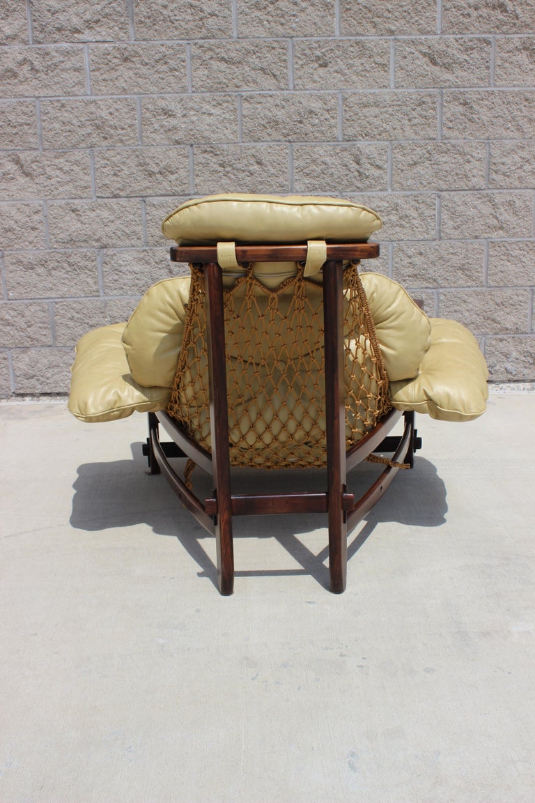 Iconic Brazilian "Jangada" Lounge Chair by Jean Gillon in Jacaranda ...