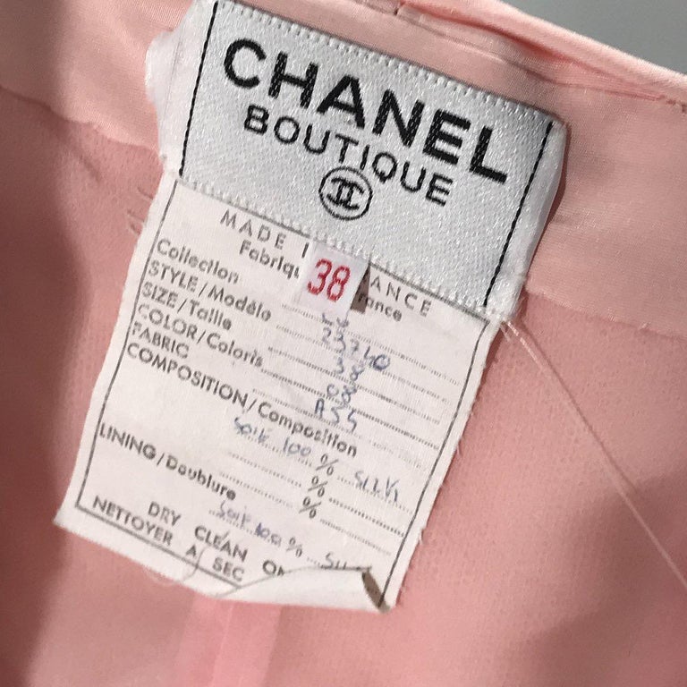 Iconic Chanel Fall/Winter 1991 “Motorcycle Collection” Silk Taffeta ...