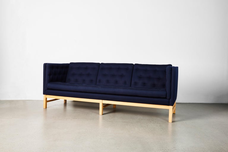 Iconic Danish 'EJ 315' 3 seat sofa designed by Erik Ole Jorgensen For Sale at 1stDibs