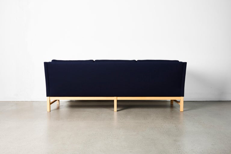 Iconic Danish 'EJ 315' 3 seat sofa designed by Erik Ole Jorgensen For Sale at 1stDibs