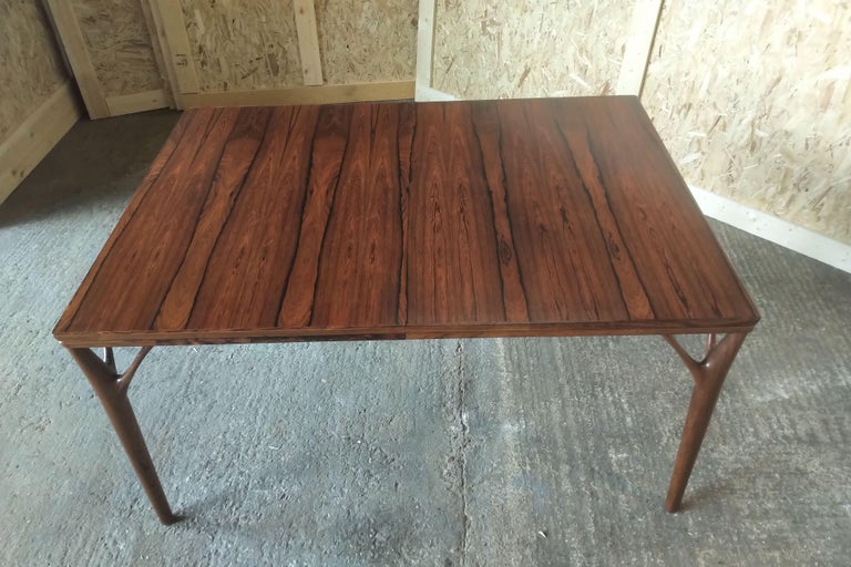 Iconic Danish Midcentury Rosewood Dining Table For Sale at 1stDibs