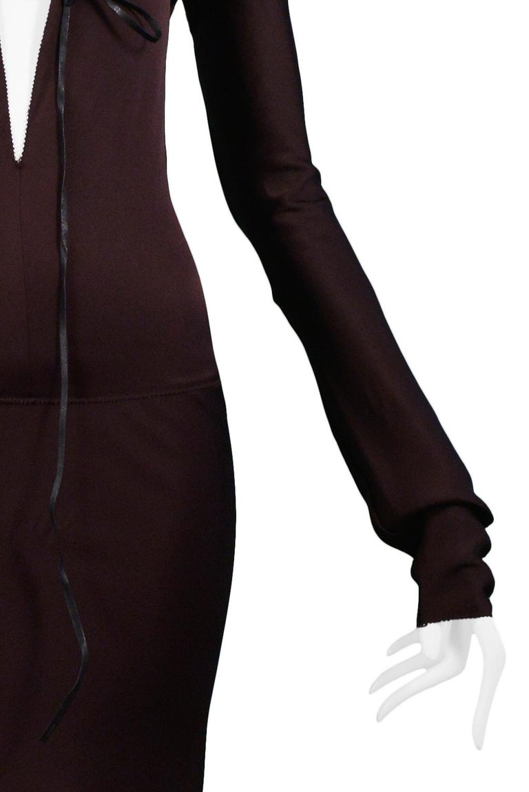 Iconic Gucci by Tom Ford Gothic Evening Gown 2002 Runway at 1stDibs