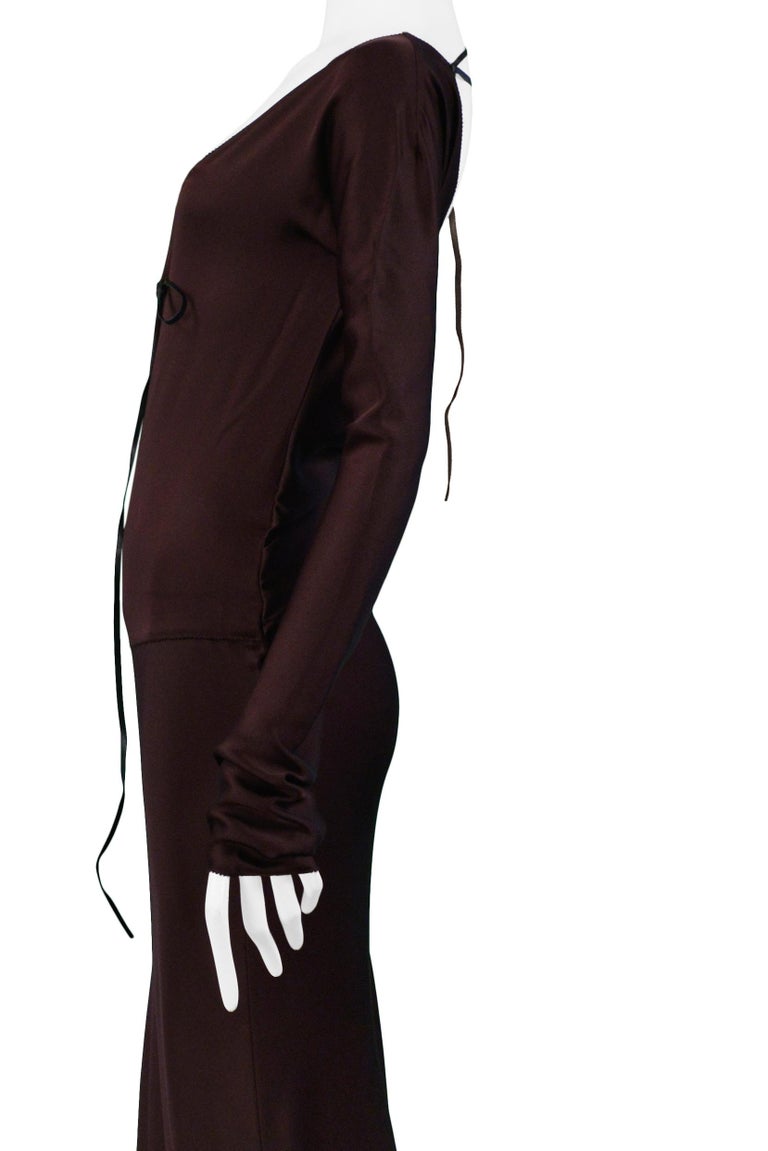 Iconic Gucci by Tom Ford Gothic Evening Gown 2002 Runway at 1stDibs