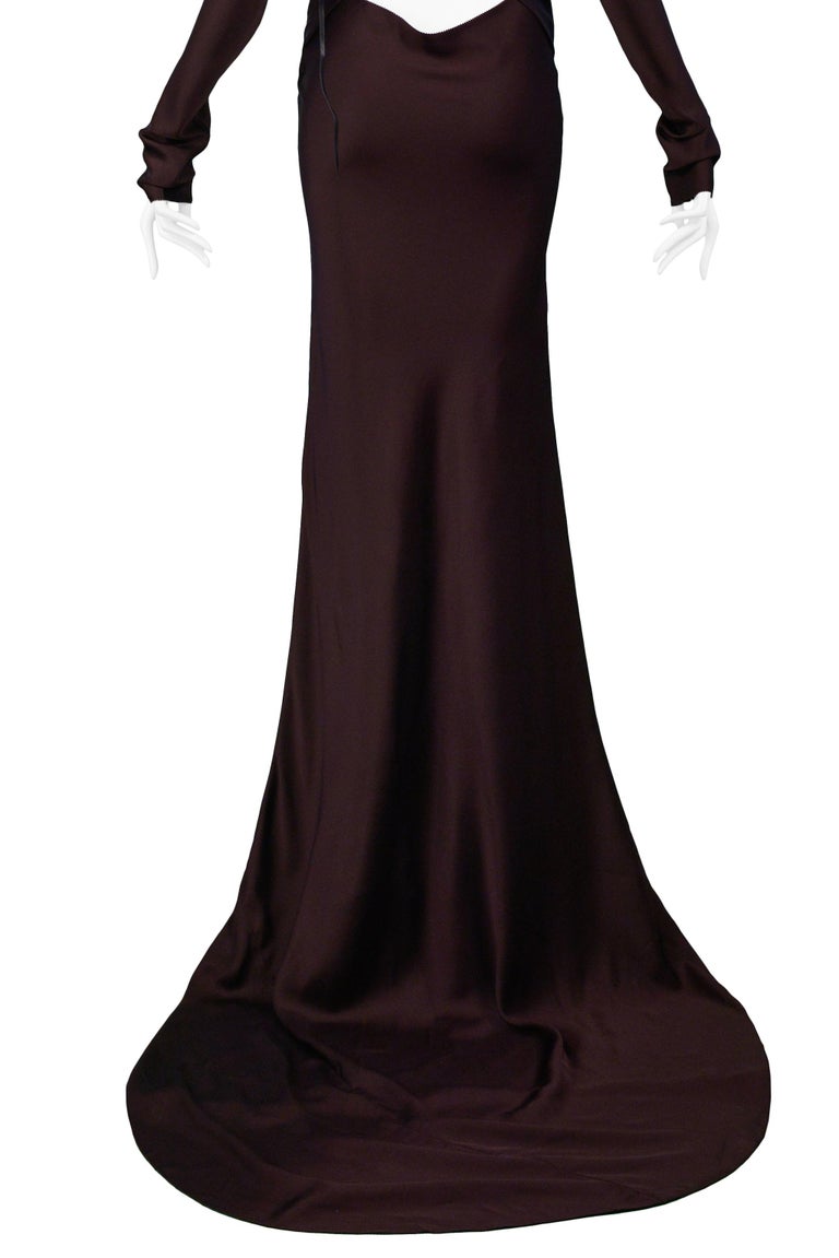 Iconic Gucci by Tom Ford Gothic Evening Gown 2002 Runway at 1stDibs