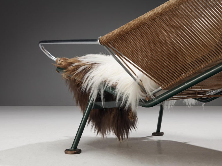Iconic Hans Wegner ‘Flag Halyard’ Lounge Chair Early Edition Model ...