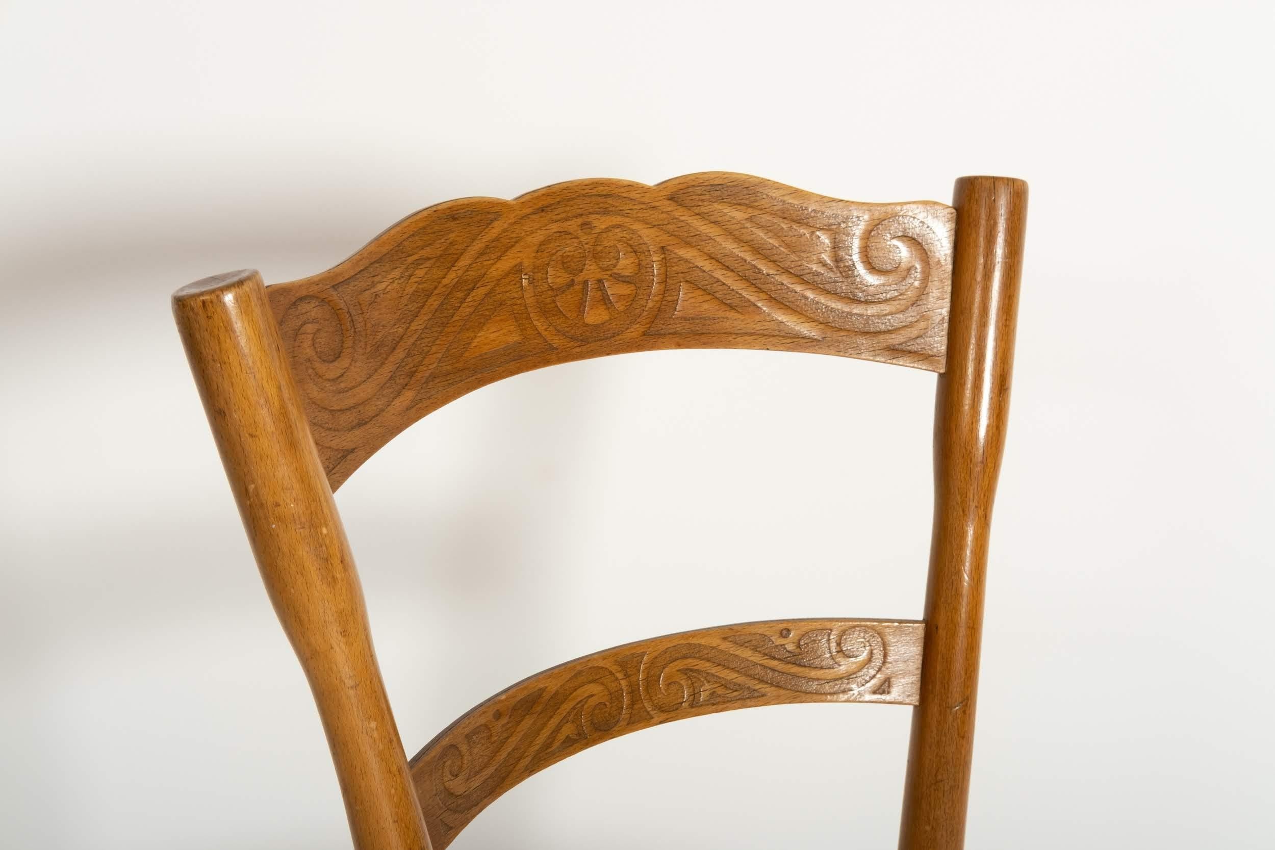 Iconic Jacob and Josef Chair Set of Four, Austria, circa 1950 For Sale ...