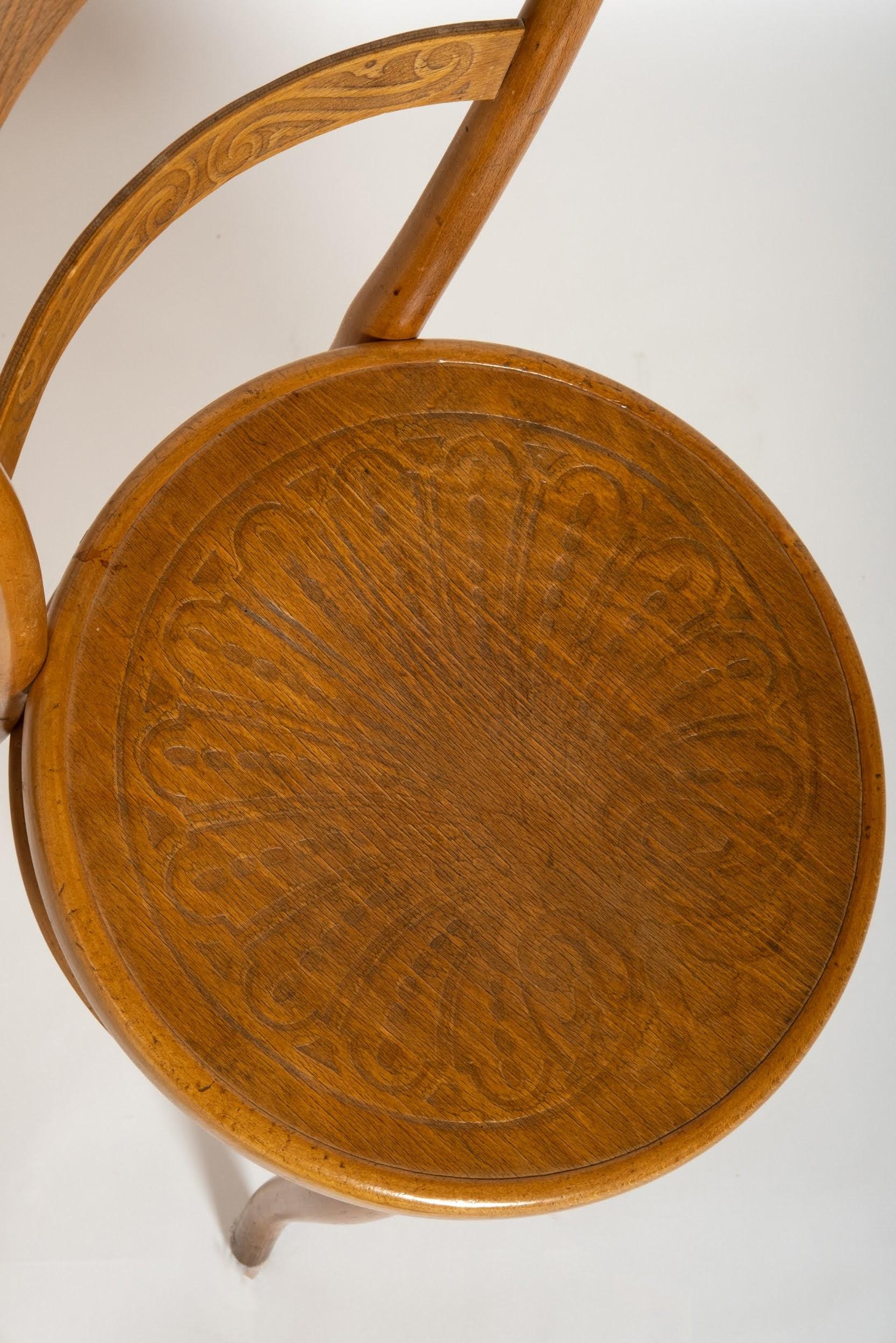 Iconic Jacob and Josef Chair Set of Four, Austria, circa 1950 For Sale ...