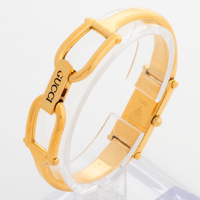 Iconic Ladies Gucci Ref 1500l, Heavy Gold Plate, Excellent Condition ...
